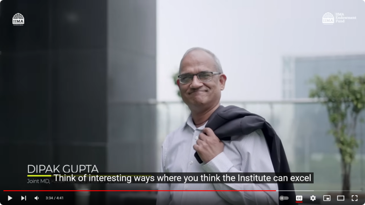 IIMA Endowment Film – The WIMWIAN – IIMA Alumni Magazine