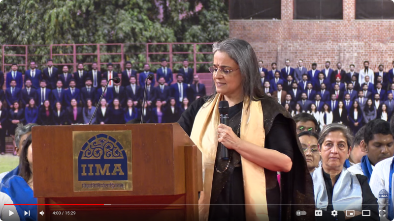 Ms. Madhabi Puri Buch, Chairperson, SEBI addresses students at the 59th Convocation – The ...